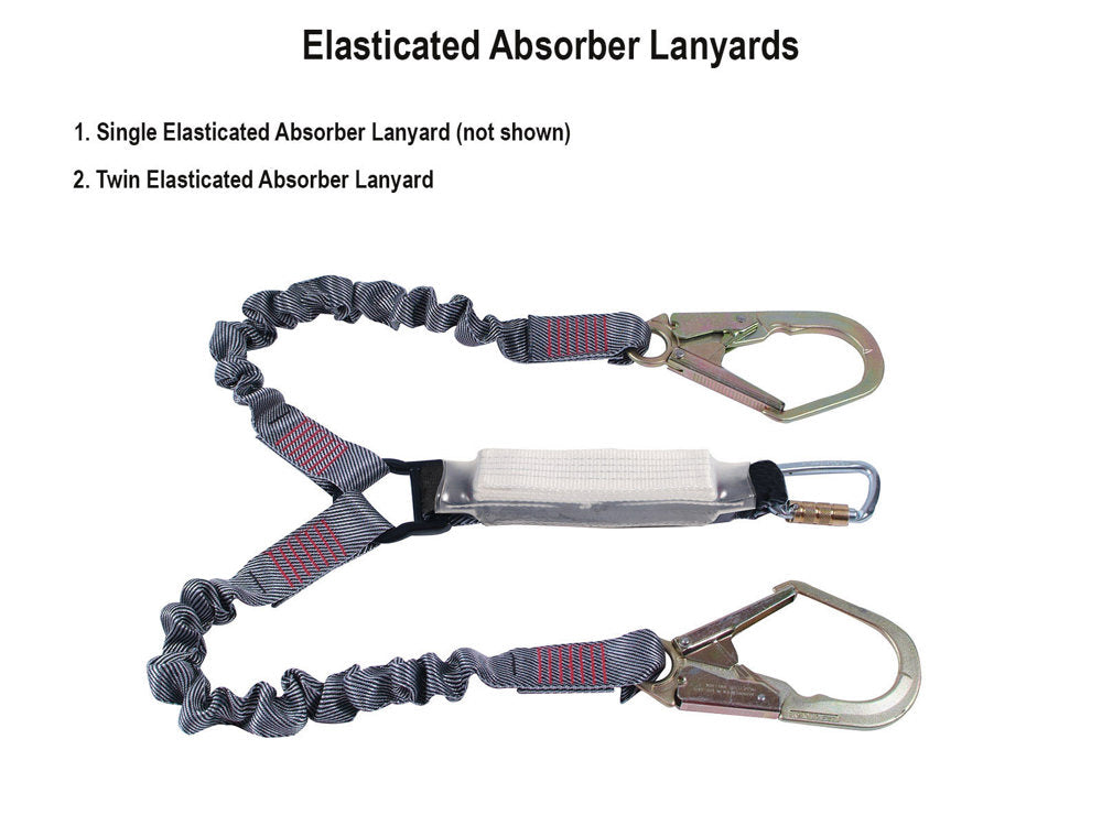 FERNO Twin Lanyards with Double Action Hooks - 2m – Arbormaster