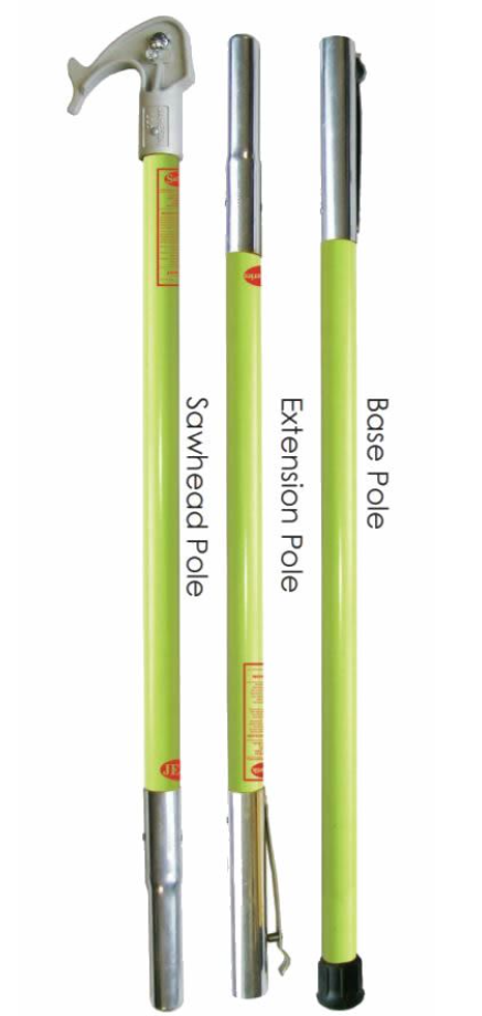 Jameson 6Ft Foam Core Insulated Fiberglass FLURO Yellow Poles JE-6 ...